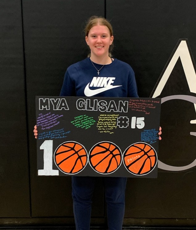 Glisan scores 1,000th point as AG routs Lady Raiders - Herald-Standard